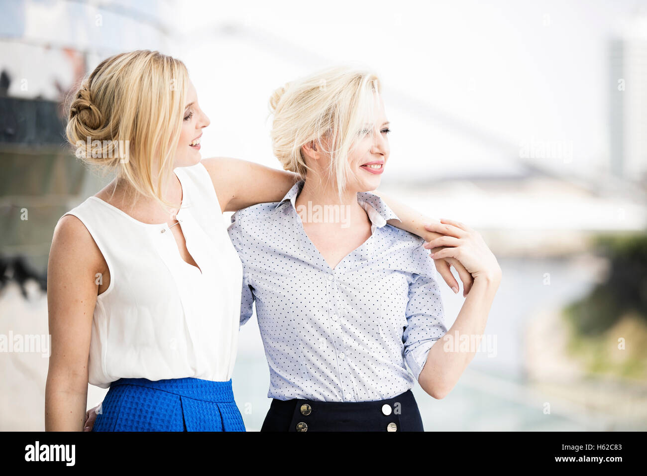 Two happy best friends Stock Photo - Alamy