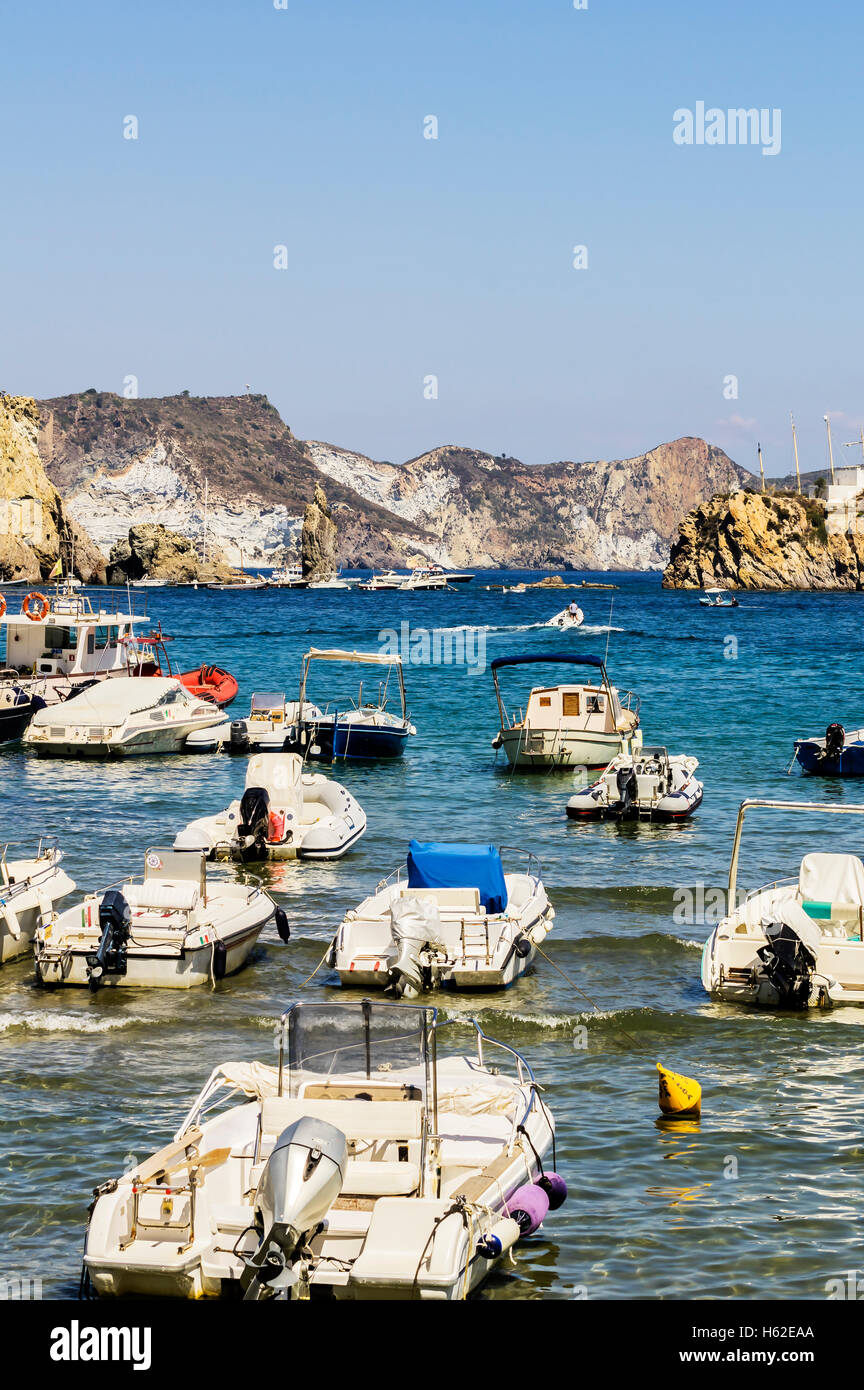 Italy, Pontine Islands, Ponza, Harbour Stock Photo - Alamy