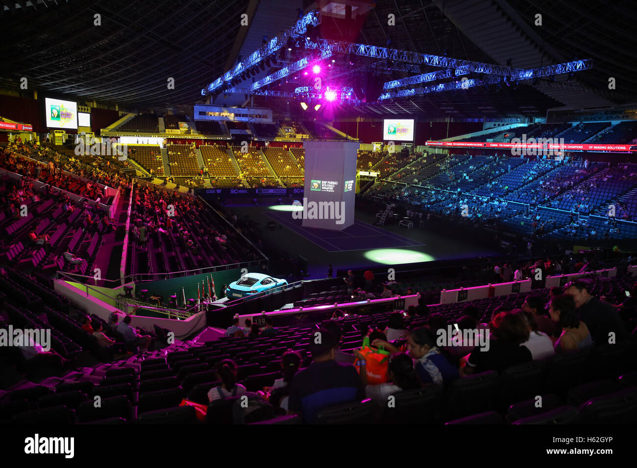 Singapore indoor stadium, Singapore. 23rd October, 2016. BNP Paribas ...