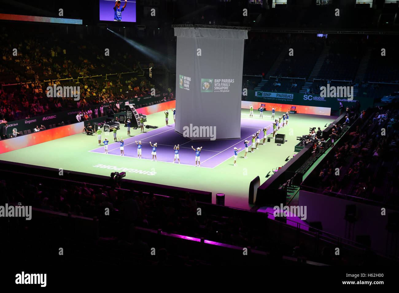 Singapore indoor stadium, Singapore. 23rd October, 2016. BNP Paribas ...