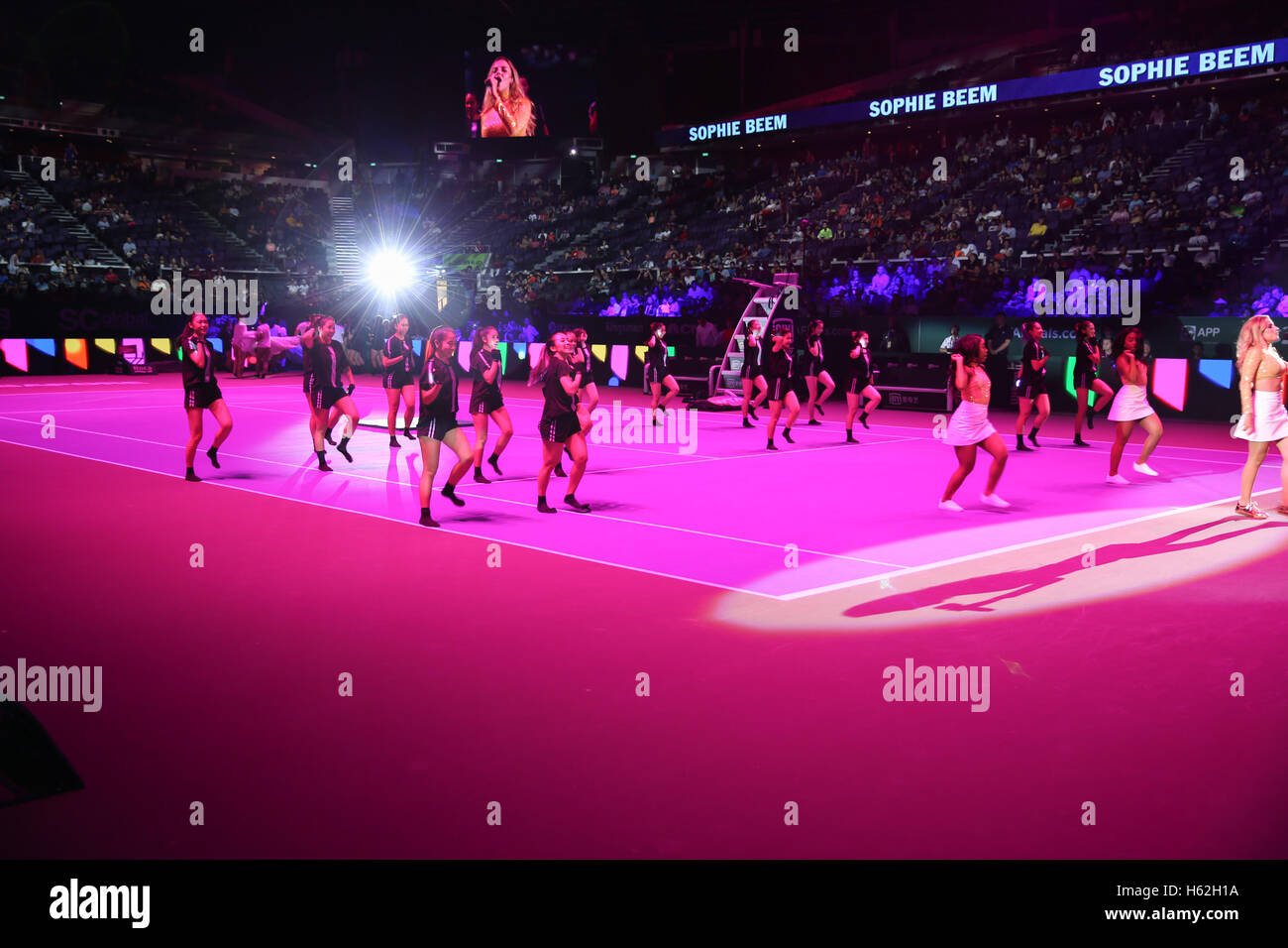 Singapore indoor stadium, Singapore. 23rd October, 2016. BNP Paribas ...