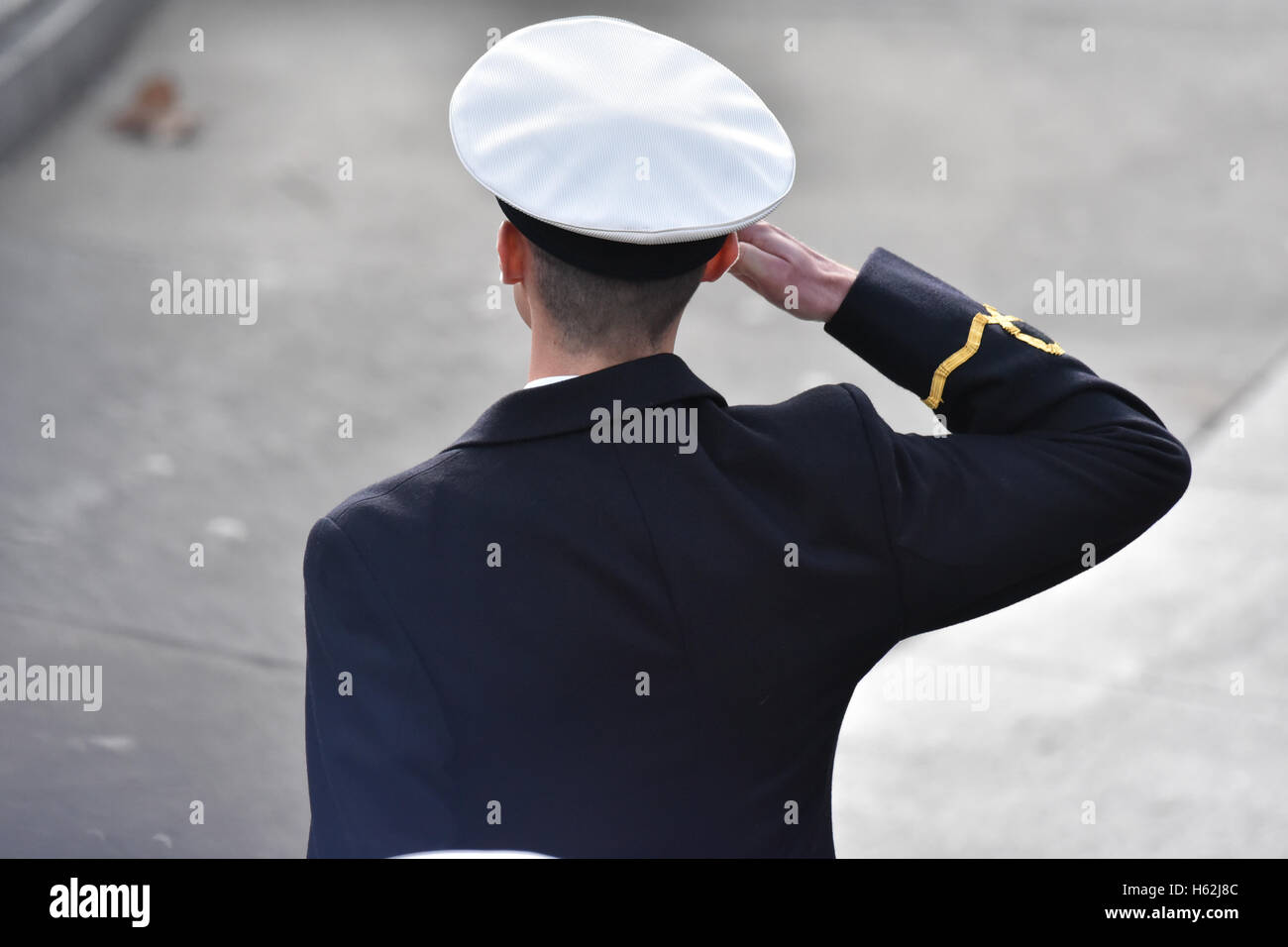 London, UK. 23rd October 2016. The Sea Cadets parade from Horse Guards ...