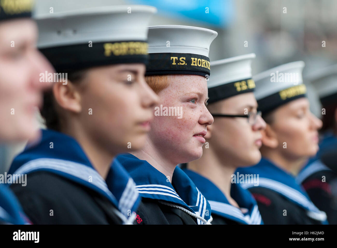 London, UK. 23 October 2016. Trafalgar Day is celebrated by Sea Cadets ...