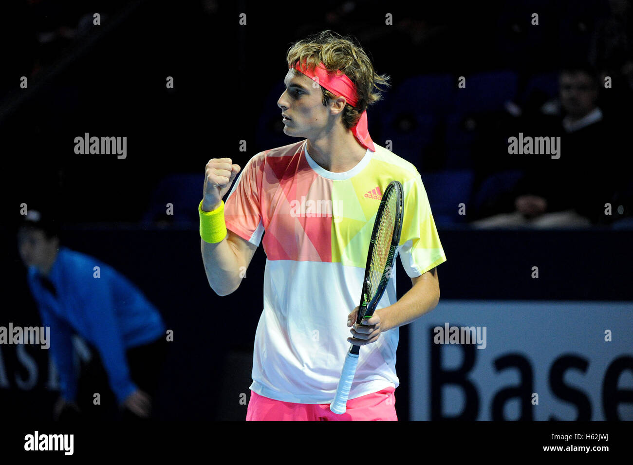 Jakobshalle, Basel, Switzerland. 23rd Oct, 2016. Basel Swiss Indoors ...