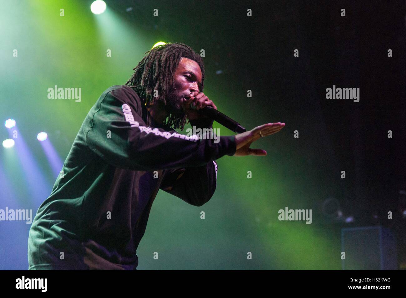 Madison, Wisconsin, USA. 22nd Oct, 2016. Rapper JAZZ CARTIER (JAYE ...