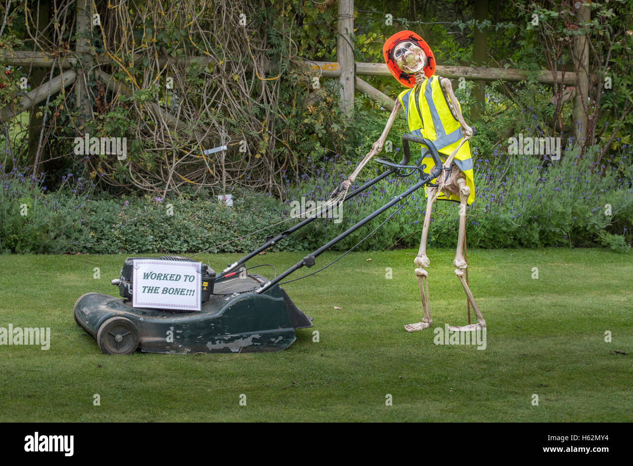Castle Ashby, Northampton, UK. 23rd Oct, 2015. One of the scary ...