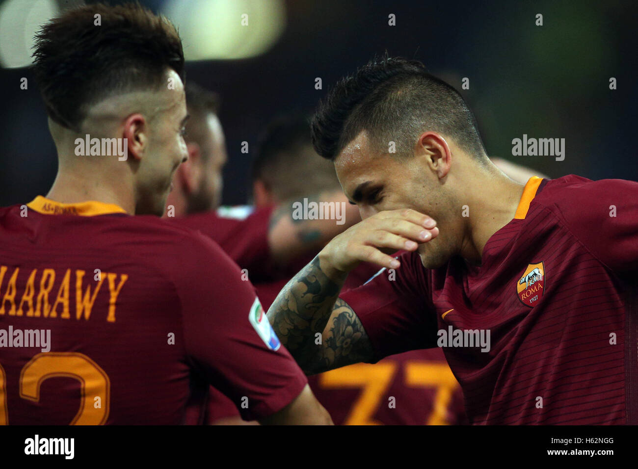 Rome, Italy 22 october, 2016:Paredes score the gol and celebrates ...