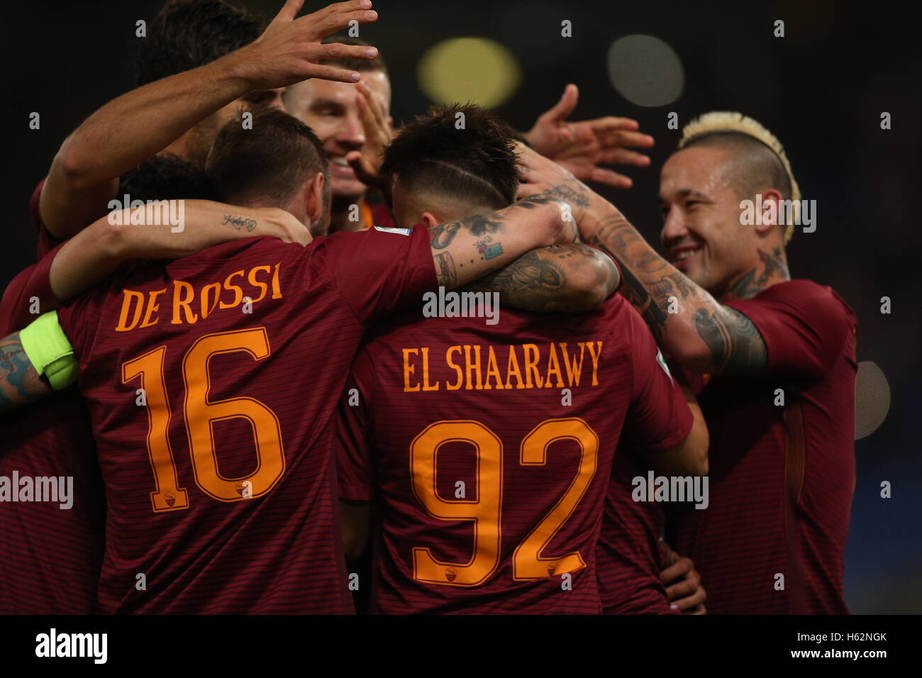 Rome, Italy 22 october, 2016:Paredes score the gol and celebrates ...