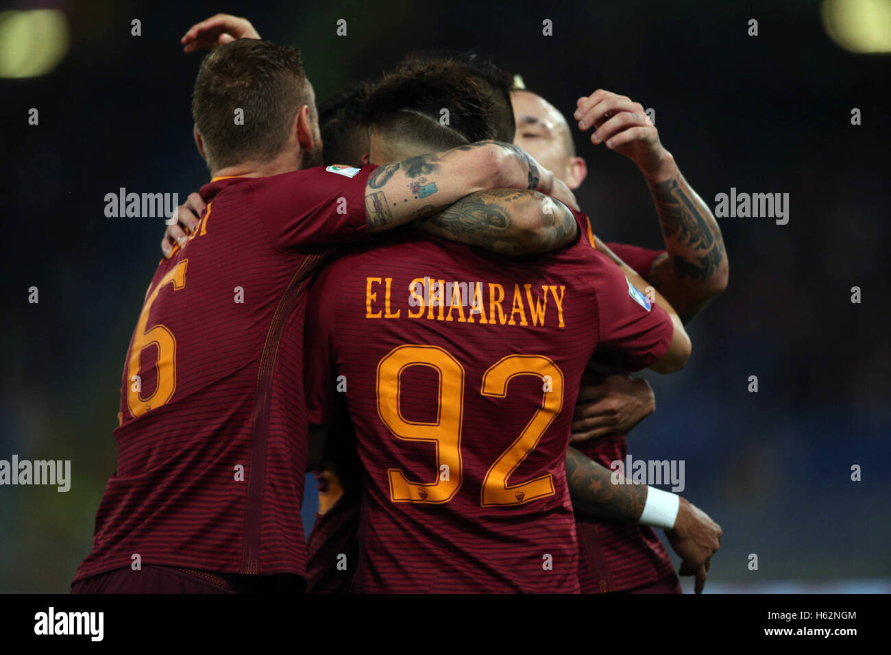 Rome, Italy 22 october, 2016:Paredes score the gol and celebrates ...