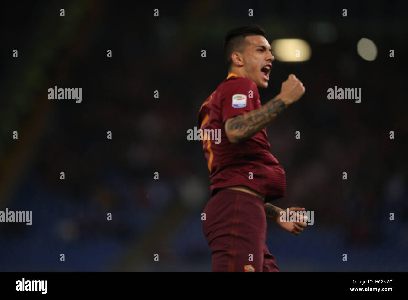Rome, Italy 22 october, 2016:Paredes score the gol and celebrates ...