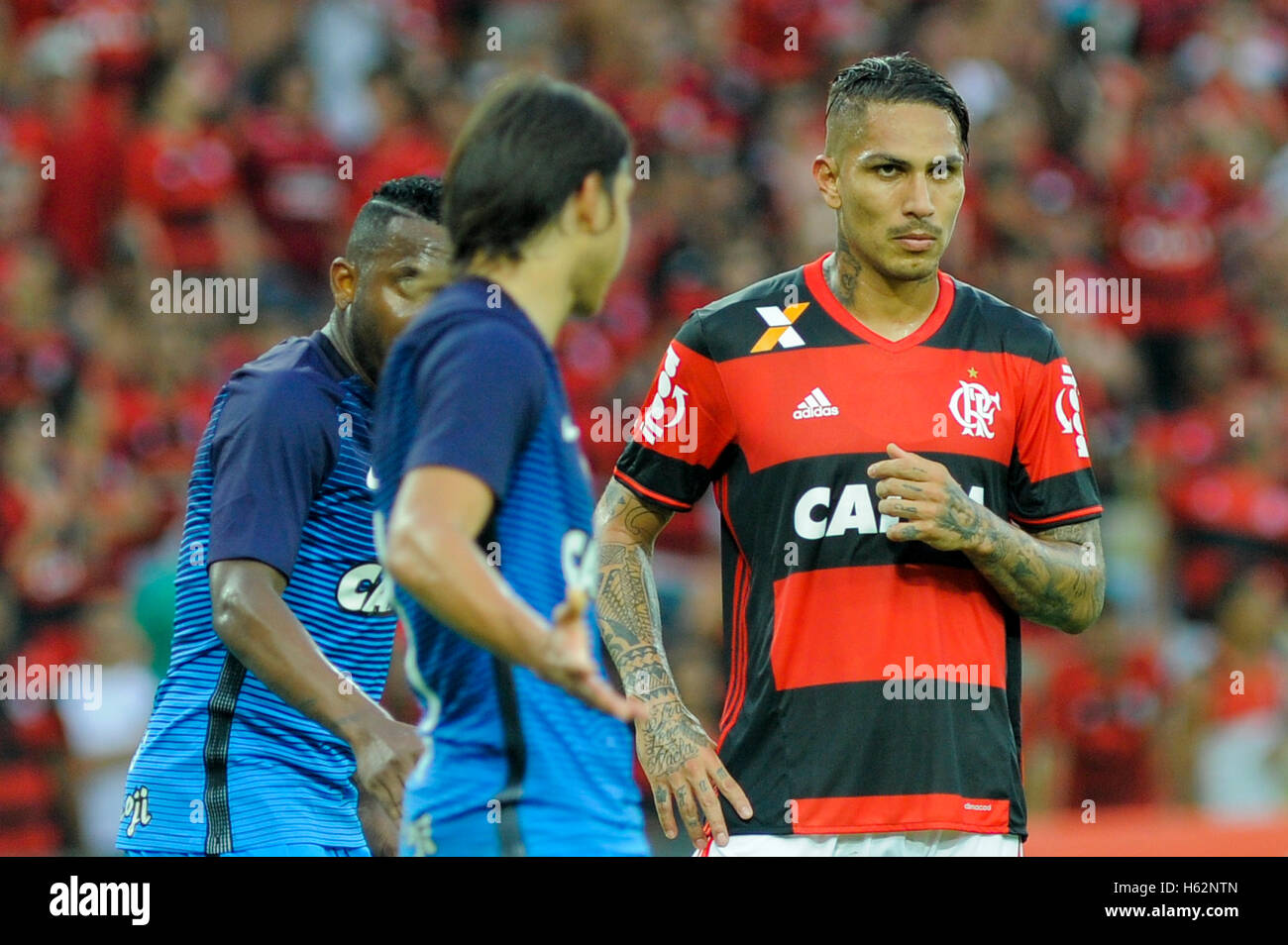 Rio De Janeiro, Brazil. 23rd Oct, 2016. Warrior for Flamengo vs ...