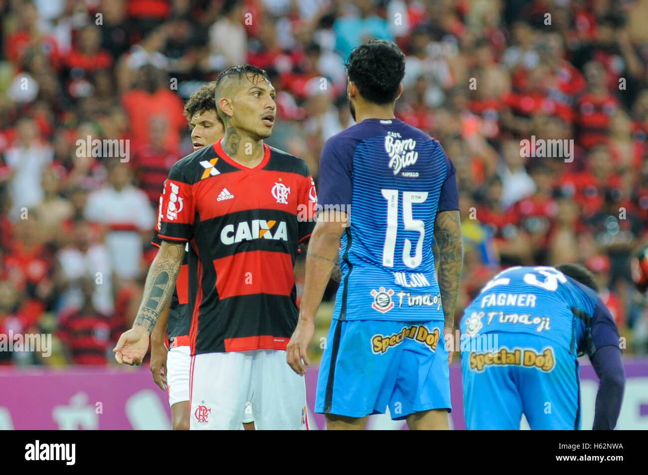 Rio De Janeiro, Brazil. 23rd Oct, 2016. Warrior for Flamengo vs ...