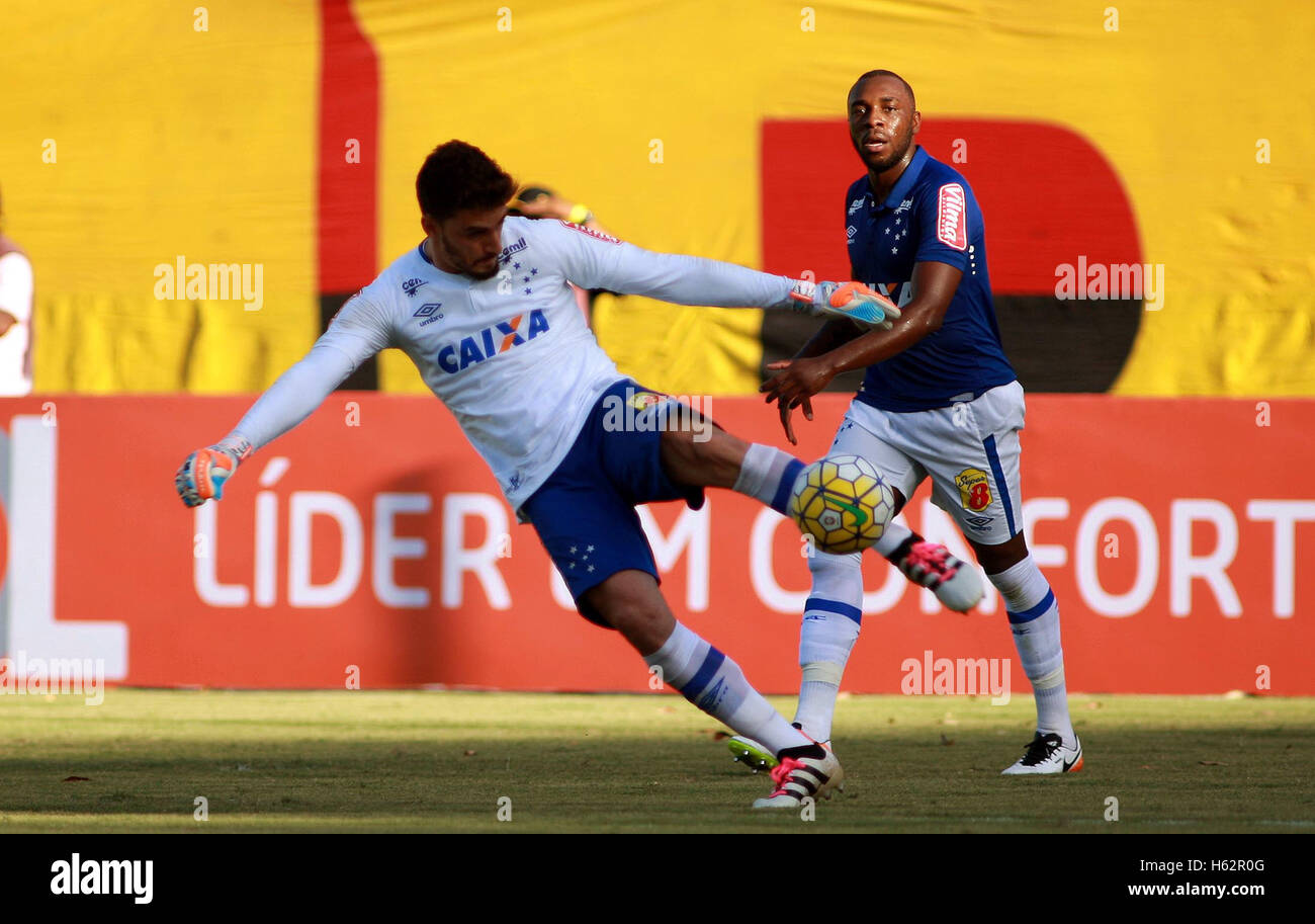 Salvador, Brazil. 12th Oct, 2016. Vitoria X Cruzeiro match played in ...