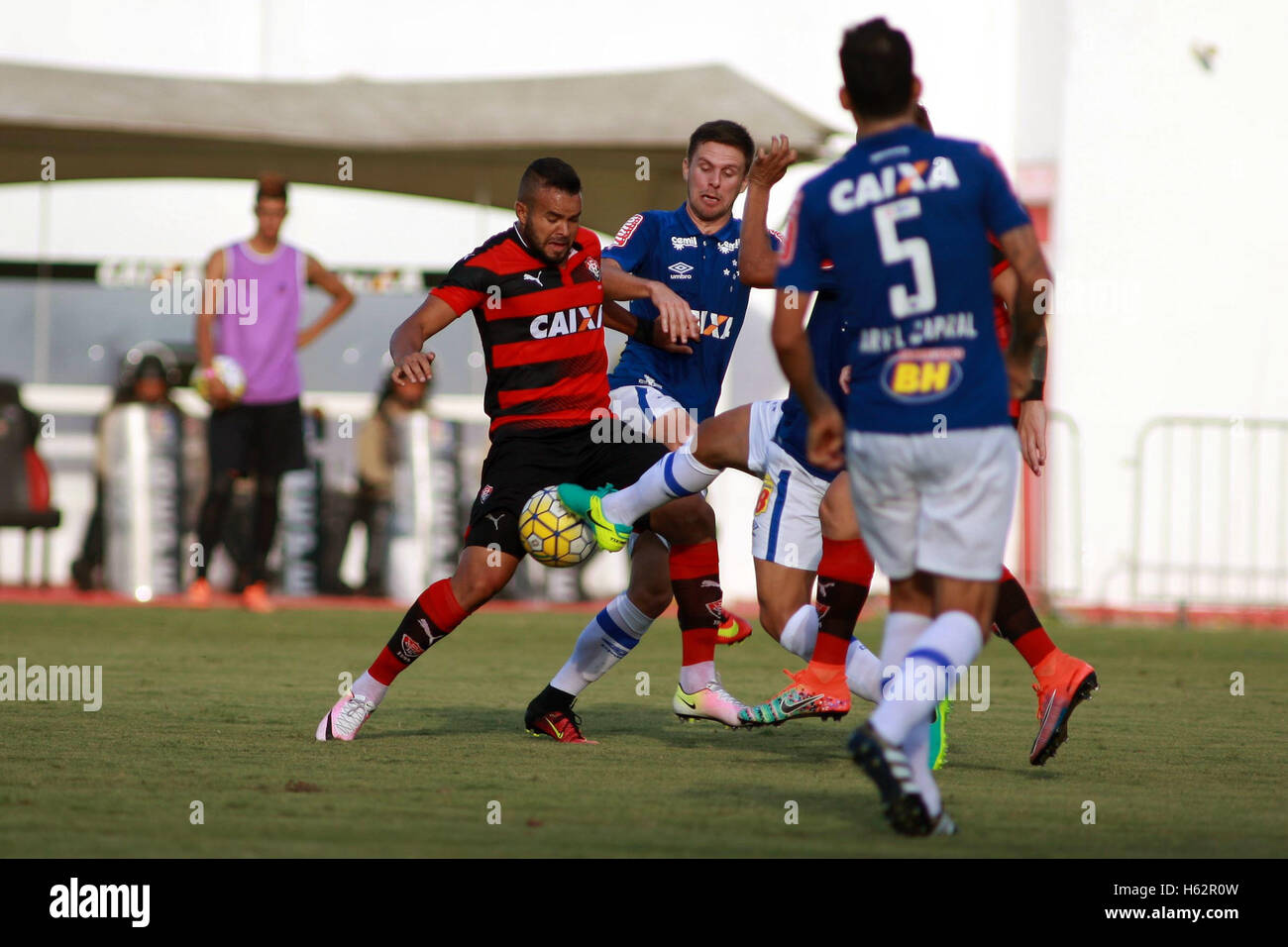 Salvador, Brazil. 12th Oct, 2016. Vitoria X Cruzeiro match played in ...