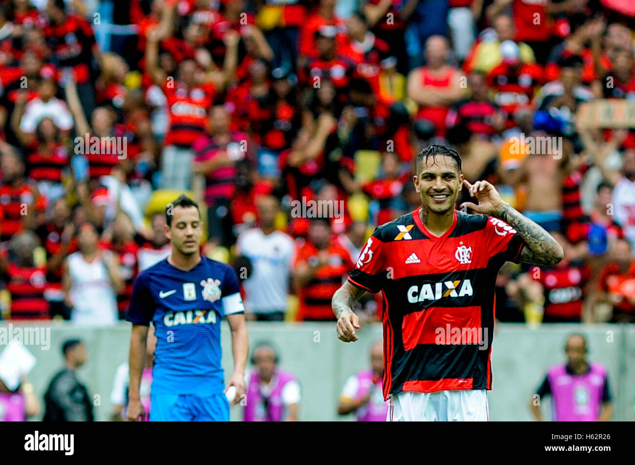 Rio De Janeiro, Brazil. 23rd Oct, 2016. Warrior for Flamengo vs ...
