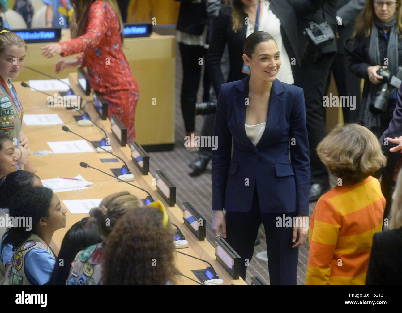 Wonder woman un ambassador ceremony hi-res stock photography and images ...