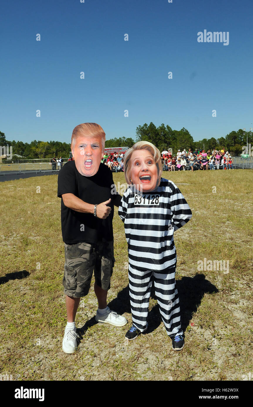 Naples, Florida, USA. 23rd Oct, 2016. - Wendell Craig (left) and his ...
