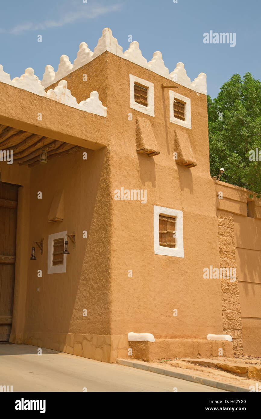 Streets of the old city Diriyah near Ar Riyadh, Kingdom of Saudi Arabia ...