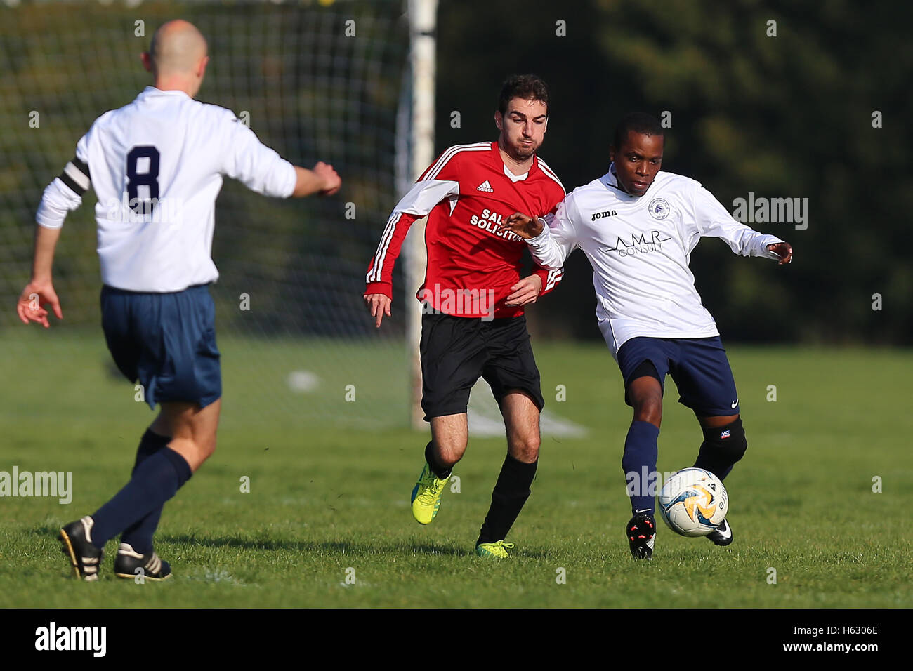 Dynamics (red) vs Wounded Knee, Hackney & Leyton Sunday League Albert ...