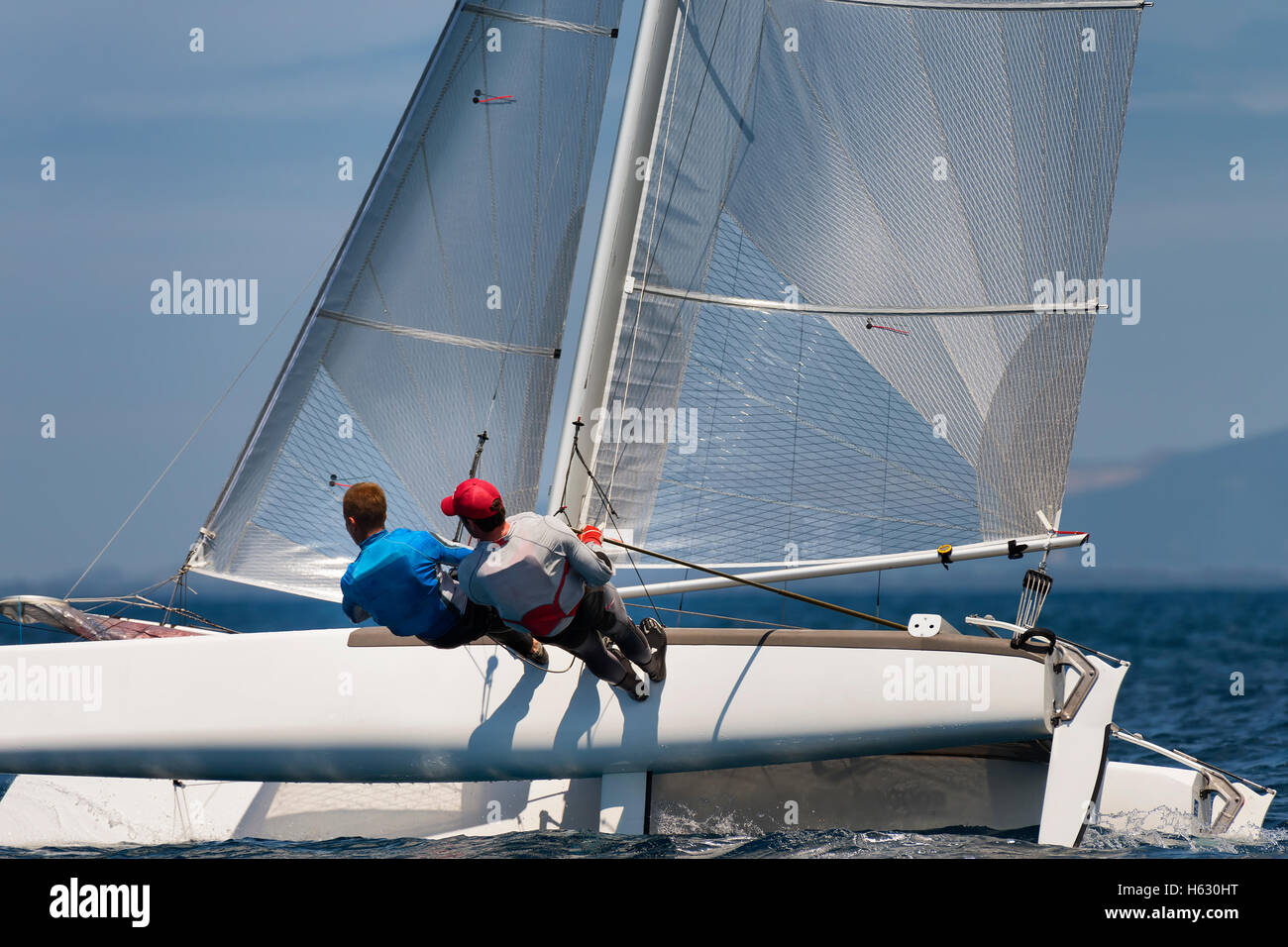sail boat race Stock Photo - Alamy