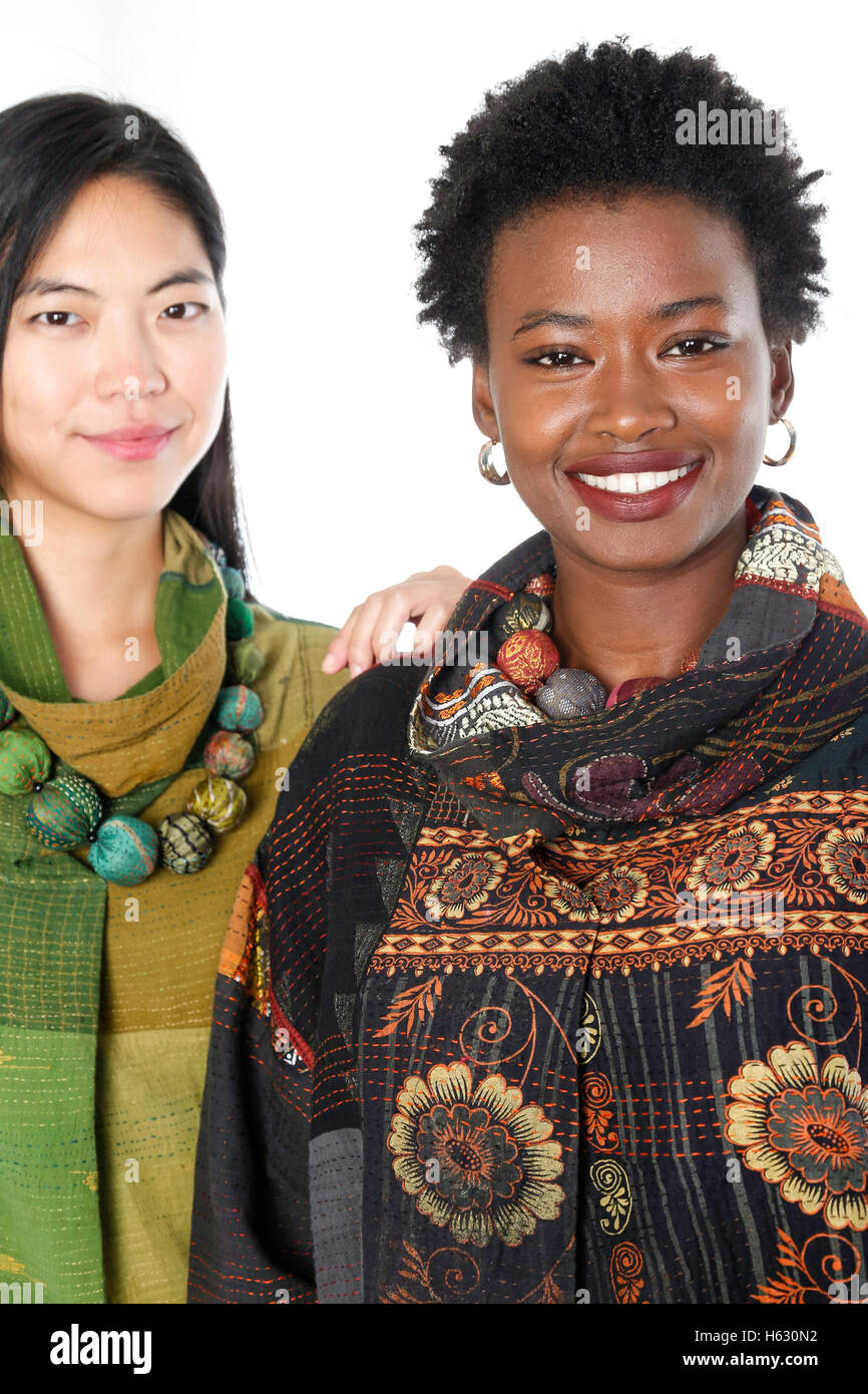 Two Young Female Friends, USA Stock Photo - Alamy