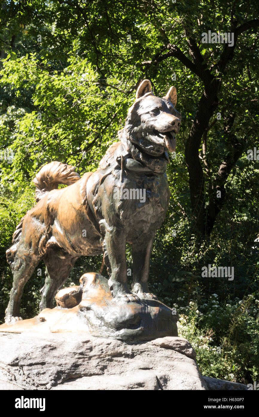 Balto statue central park manhattan hi-res stock photography and images ...