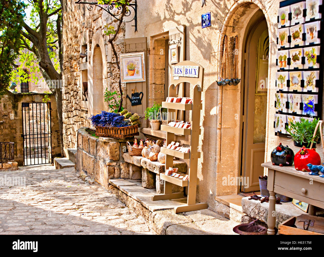 The souvenir shop in one of the most picturesque villages and famous ...