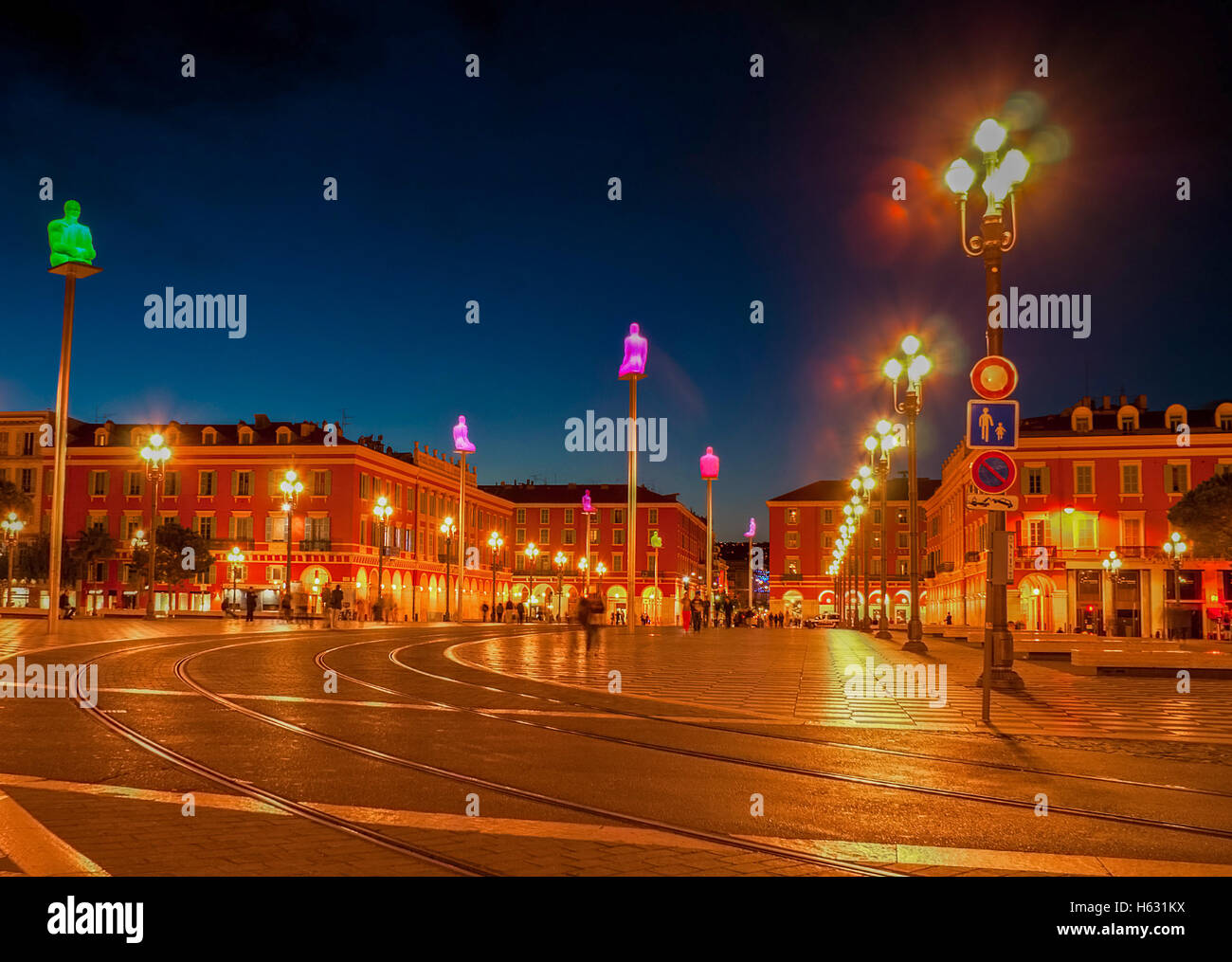 Place Massena is the main city square, it's crossed by tramlines and ...
