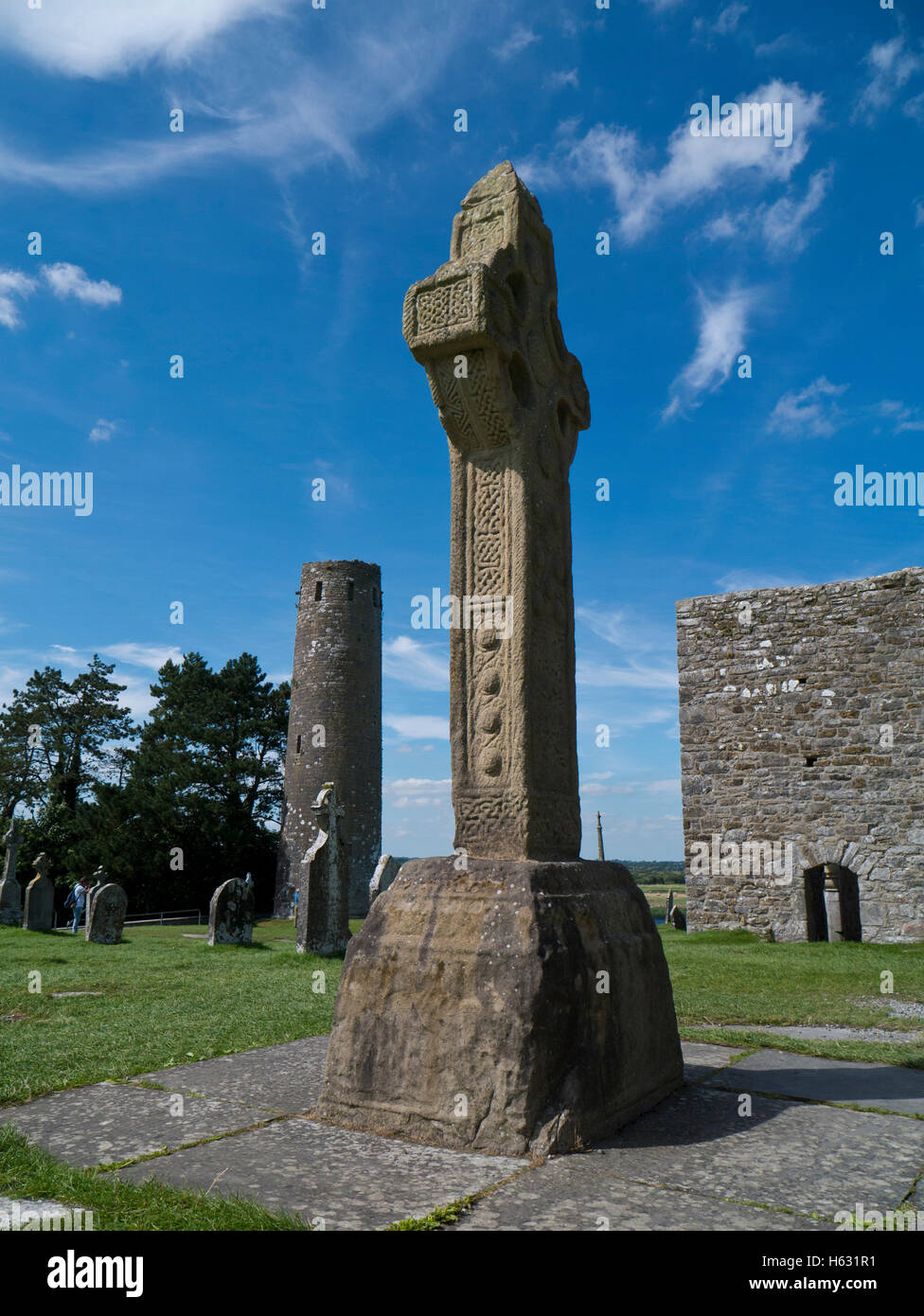 South Cross, Clonmacnoise ancient monastery, Ireland Stock Photo - Alamy