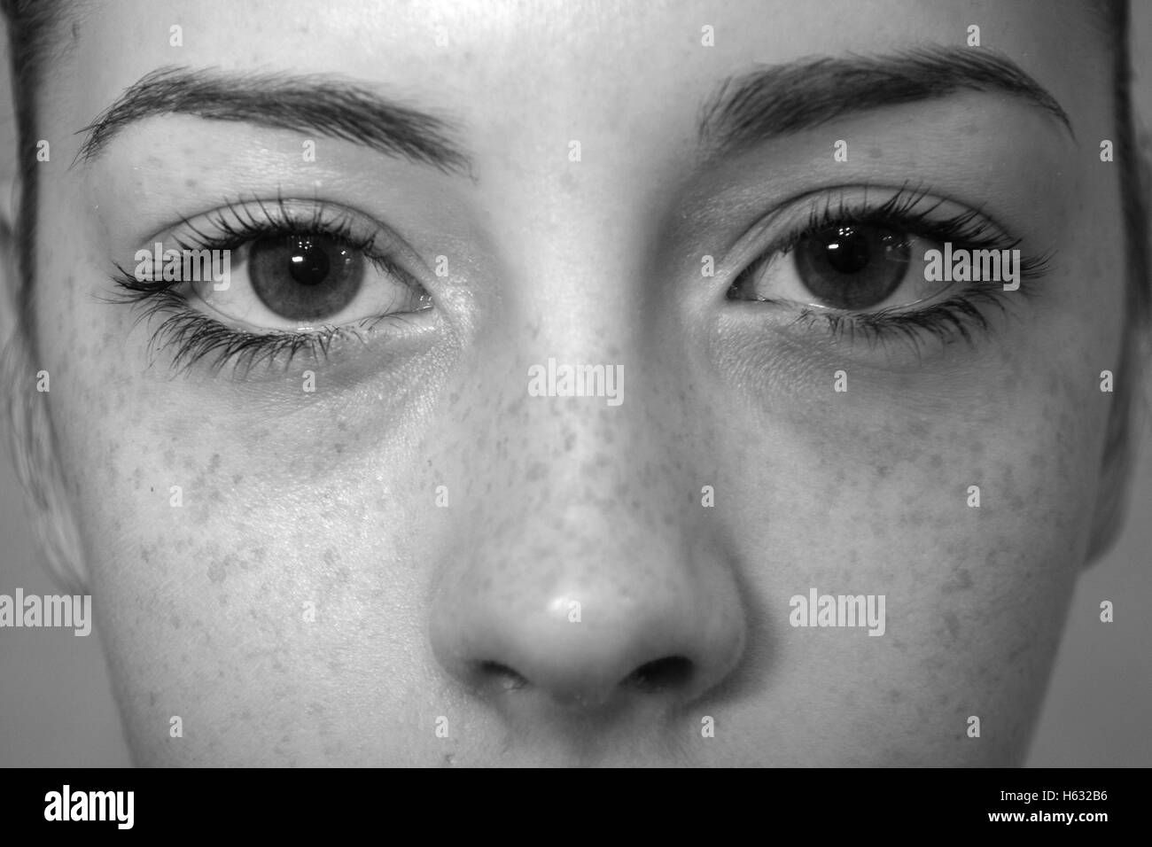 Eye close ups of young ballet dancer Stock Photo - Alamy