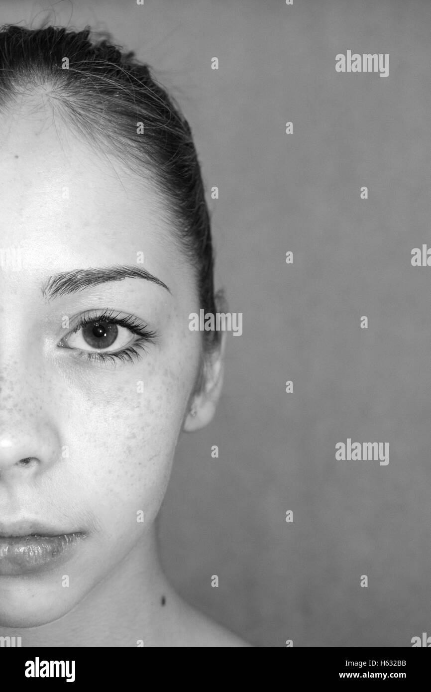 Eye close ups of young ballet dancer Stock Photo - Alamy