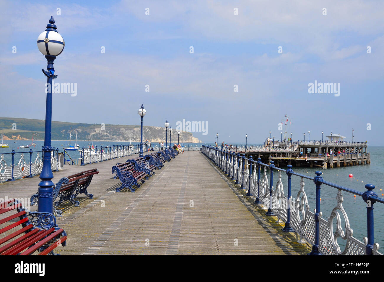 Swanage Pier in Dorset, England Stock Photo - Alamy