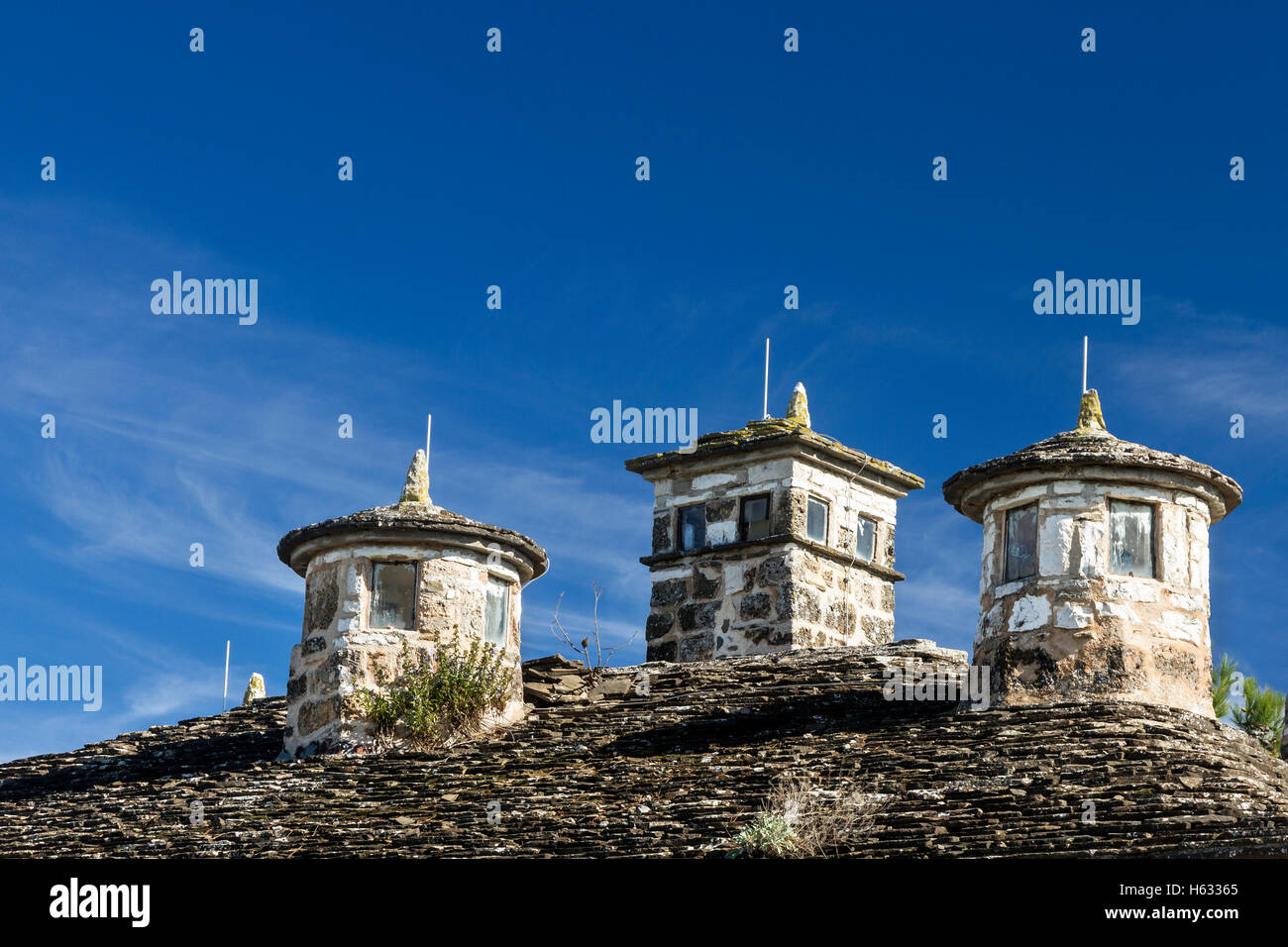 Traditional architecture of Epirus region, in northern Greece. The use ...