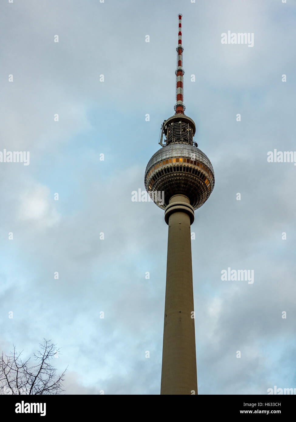View of Berlin TV Tower in Autumn Stock Photo - Alamy