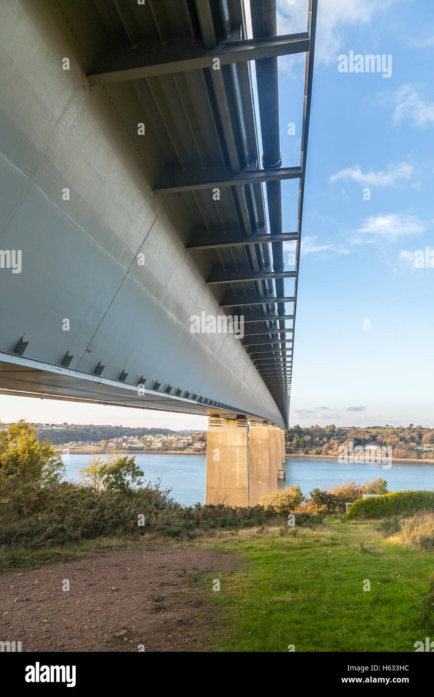 Cleddau Bridge in Pembrokeshire Stock Photo - Alamy