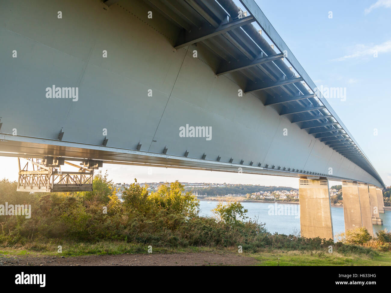 Cleddau Bridge in Pembrokeshire Stock Photo - Alamy