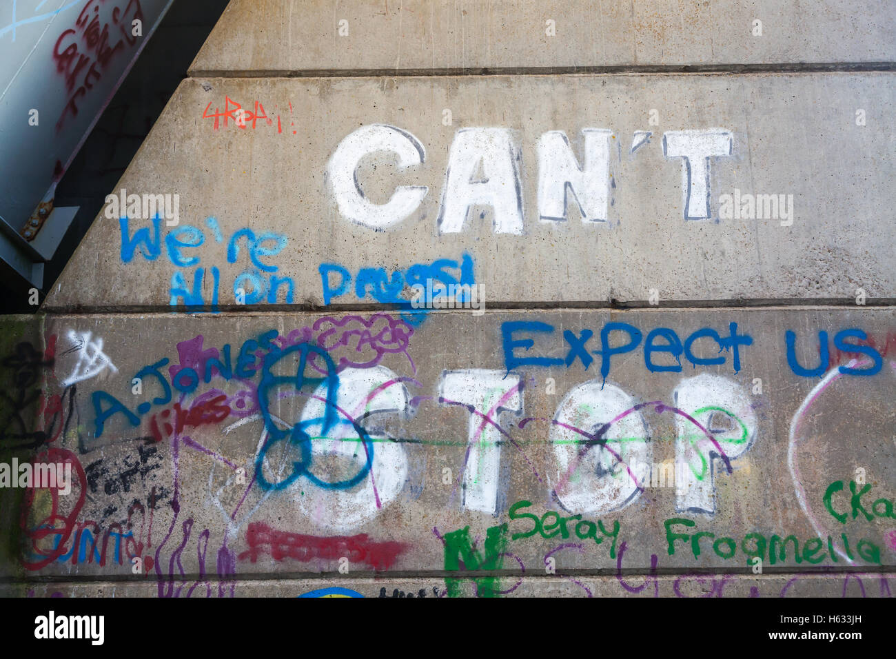 Graffiti swear words hi-res stock photography and images - Alamy
