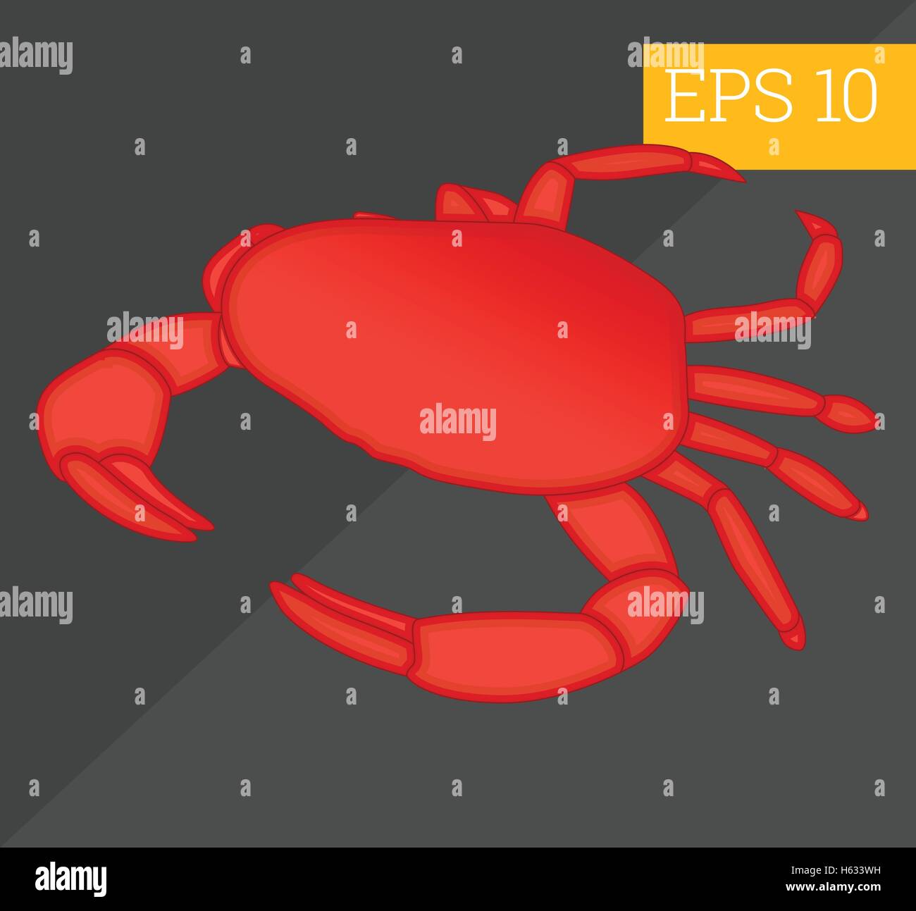 crab isometric vector illustration Stock Vector Image & Art - Alamy
