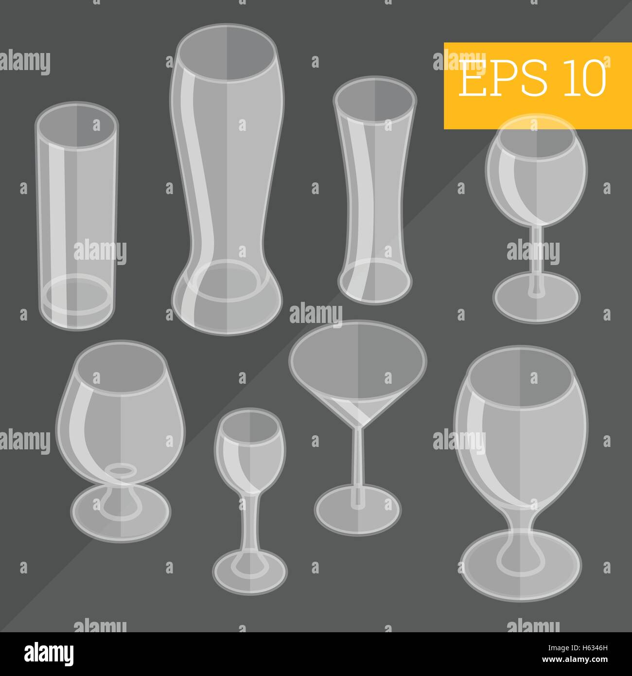 Champagne wine glass isometric Stock Vector Images - Alamy