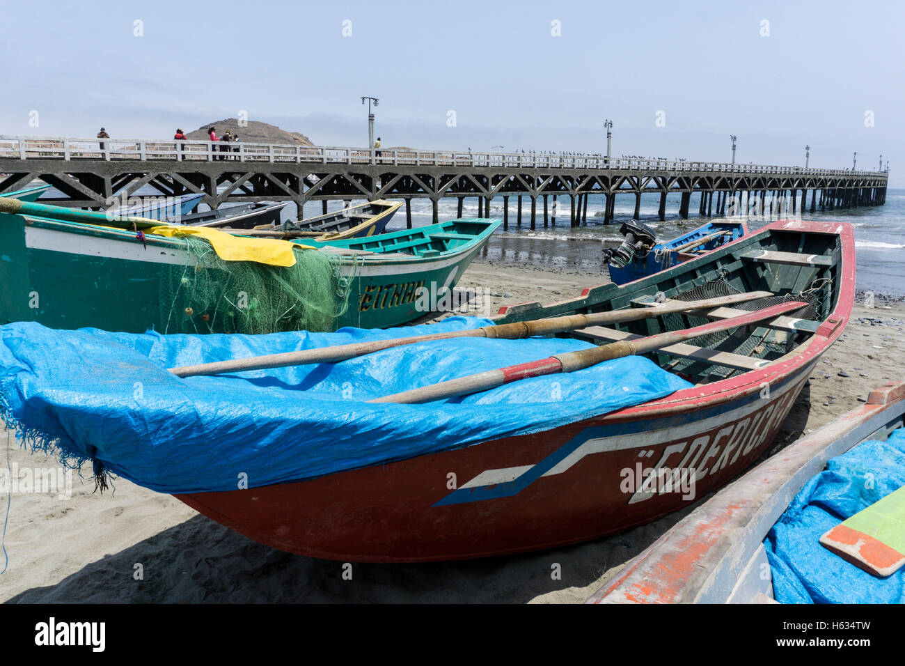 Fishing port in Cerro Azul, Lima, Peru Stock Photo - Alamy