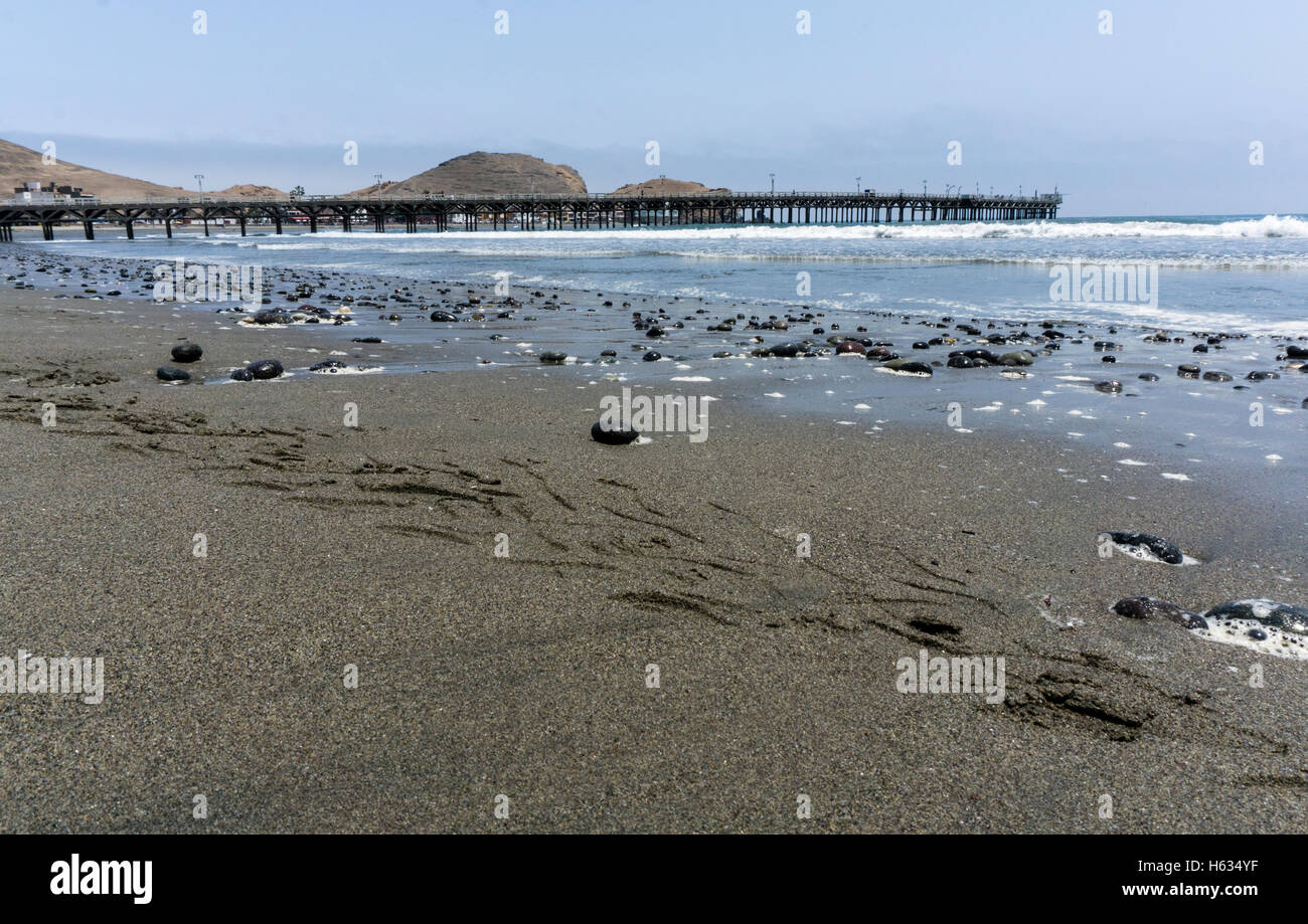 Cerro Azul beach in Lima Peru Stock Photo - Alamy