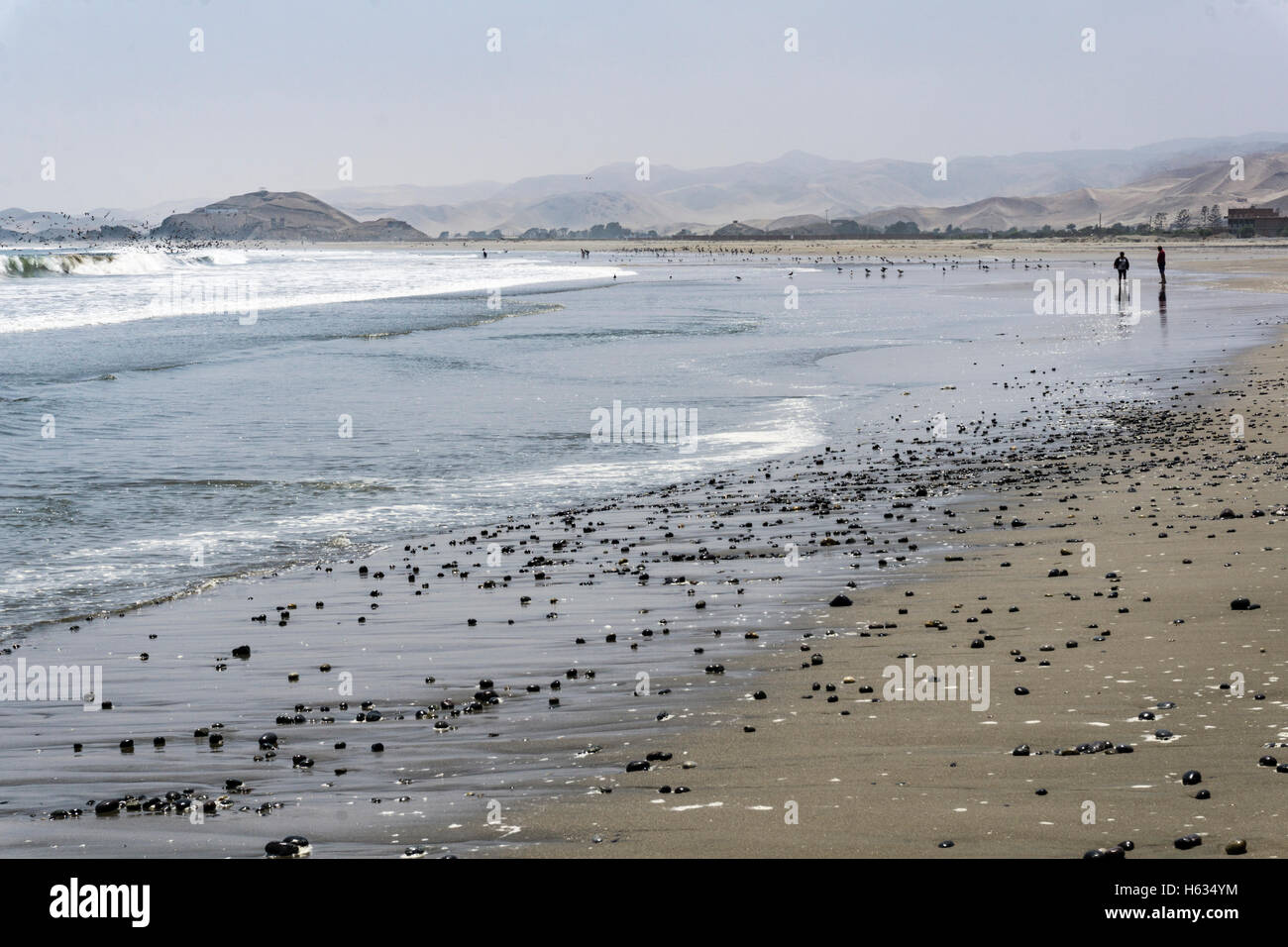 Cerro Azul beach in Lima Peru Stock Photo - Alamy