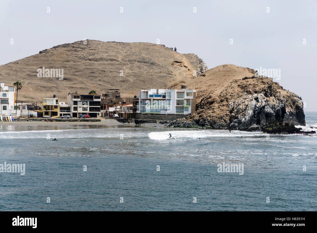 Cerro Azul beach in Lima Peru Stock Photo - Alamy