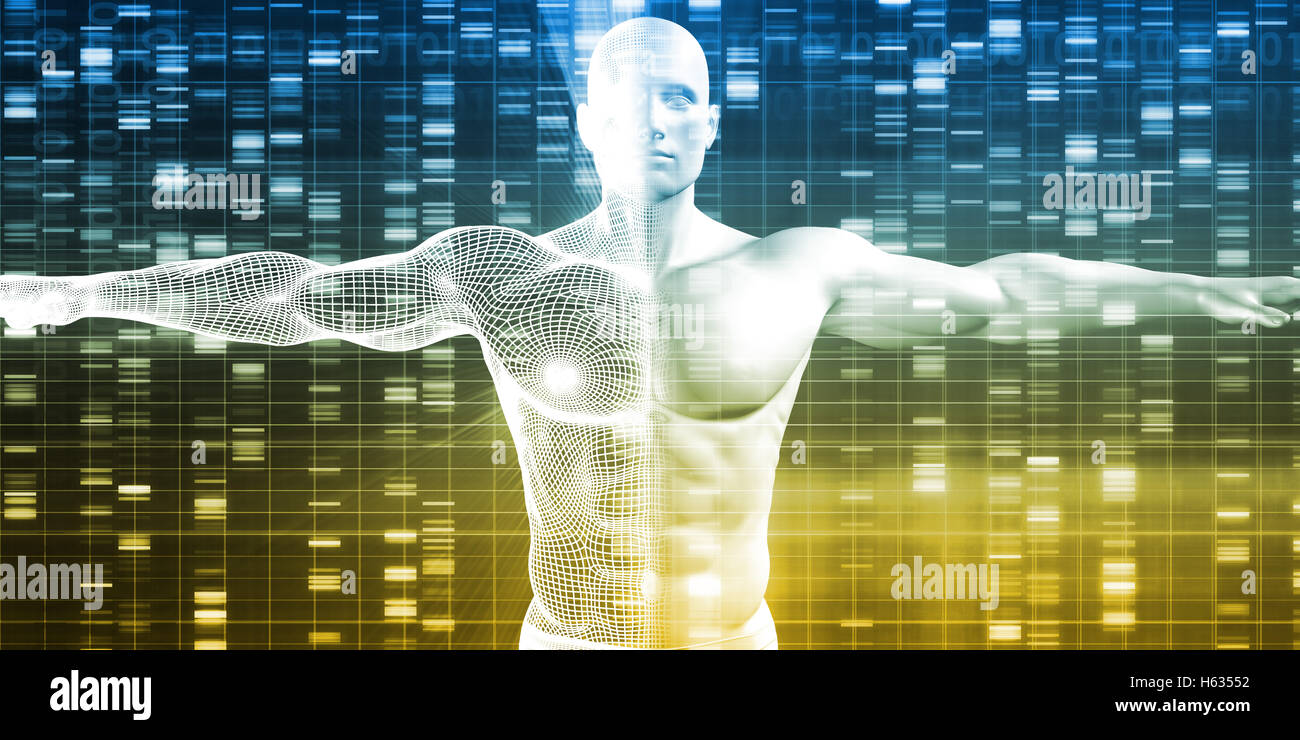 Futuristic Science Research as a Art Concept Stock Photo - Alamy