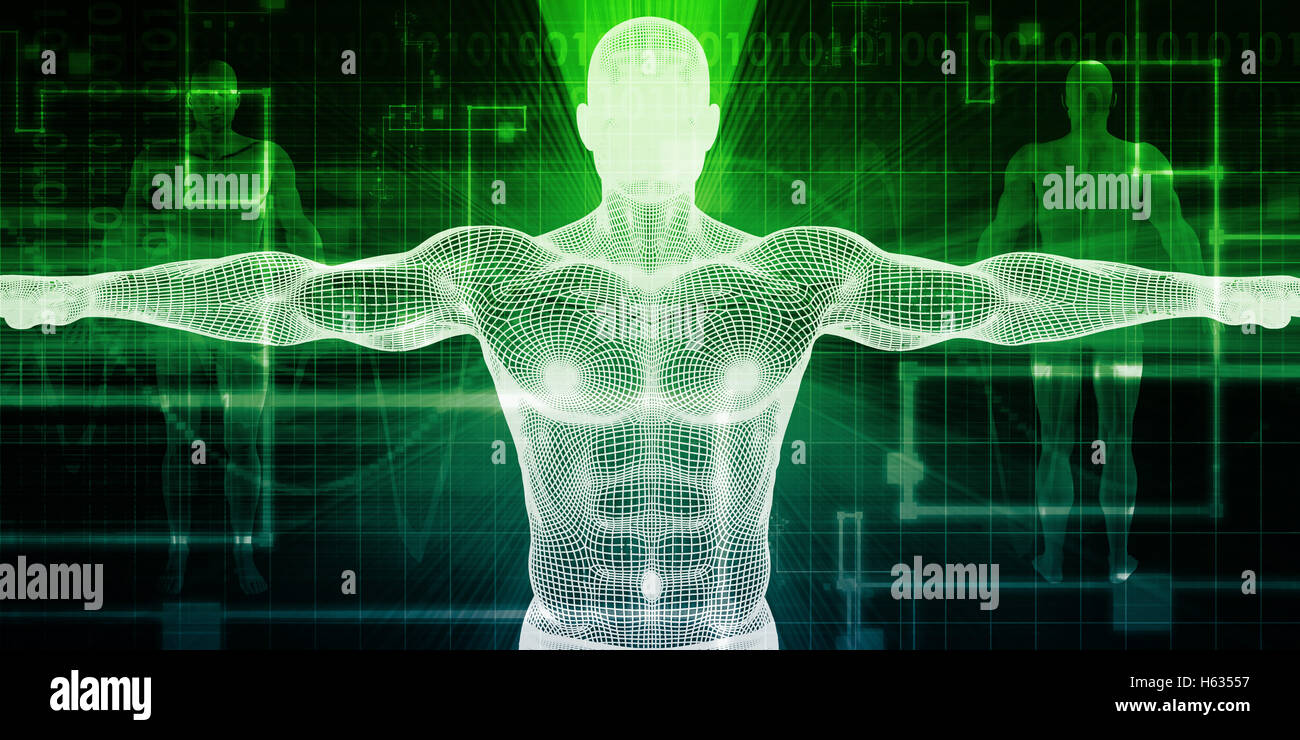Medical Scan System and Body Screening Checkup Stock Photo - Alamy