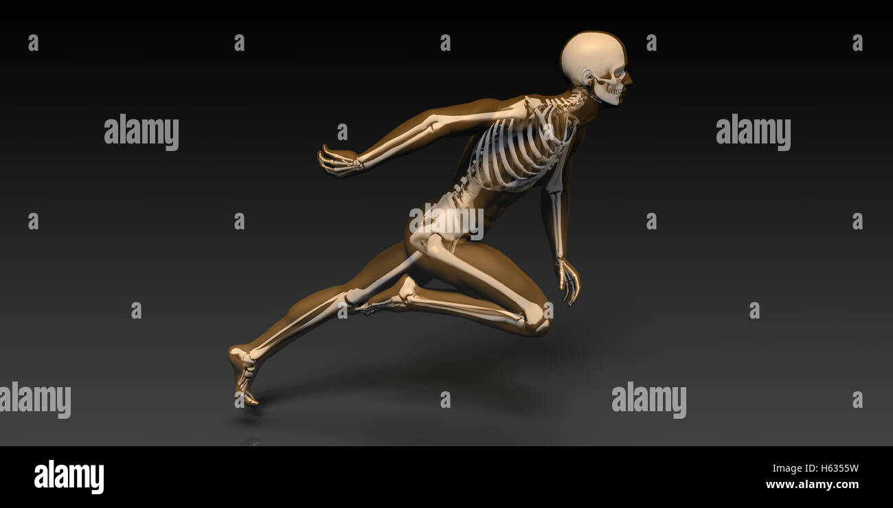 Radiography Scan with Bones as a Science Concept Stock Photo - Alamy