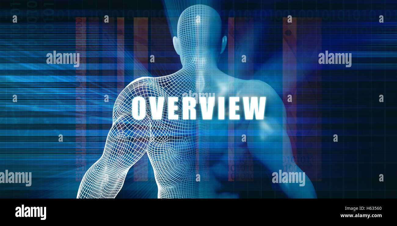 Overview as a Futuristic Concept Abstract Background Stock Photo - Alamy