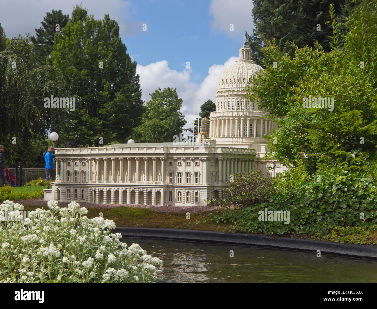 Take a boat ride in Legoland Billund Denmark, past the American Capitol ...
