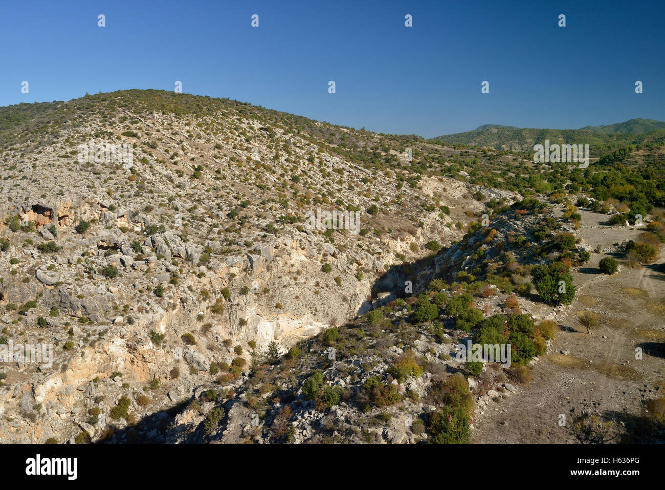 Peristerona Gorge, above Polis, Cyprus Also known as Gorge of the ...