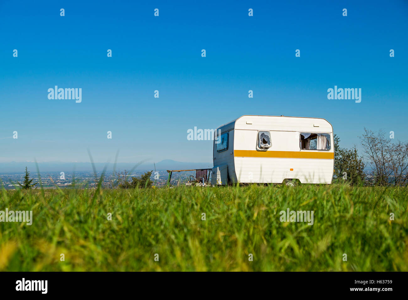 Metal caravan hi-res stock photography and images - Alamy